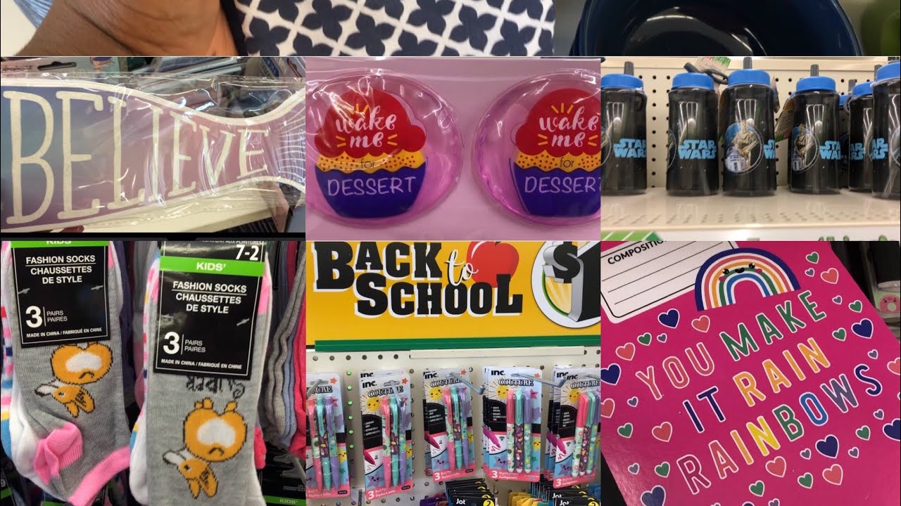 Dollar Tree Back To School Shopping School Supplies 2019 - YouTube