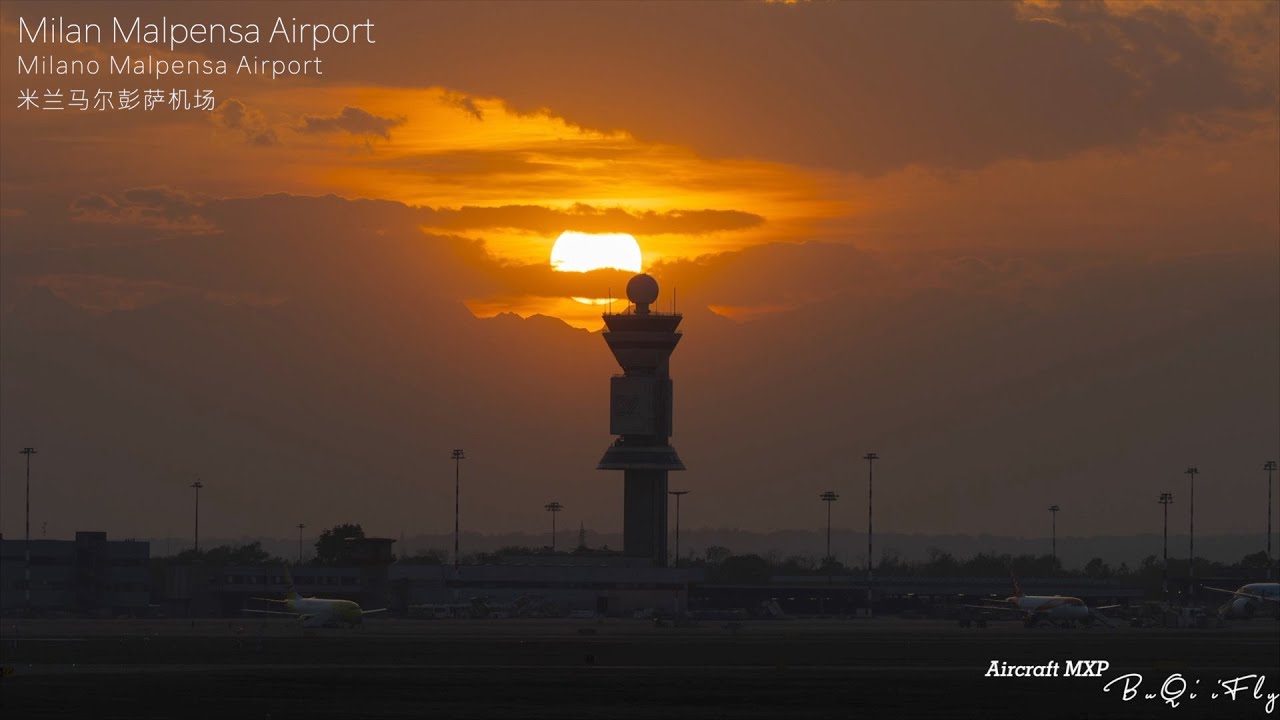 Milan Malpensa Airport Plane spotting 15min ! - YouTube