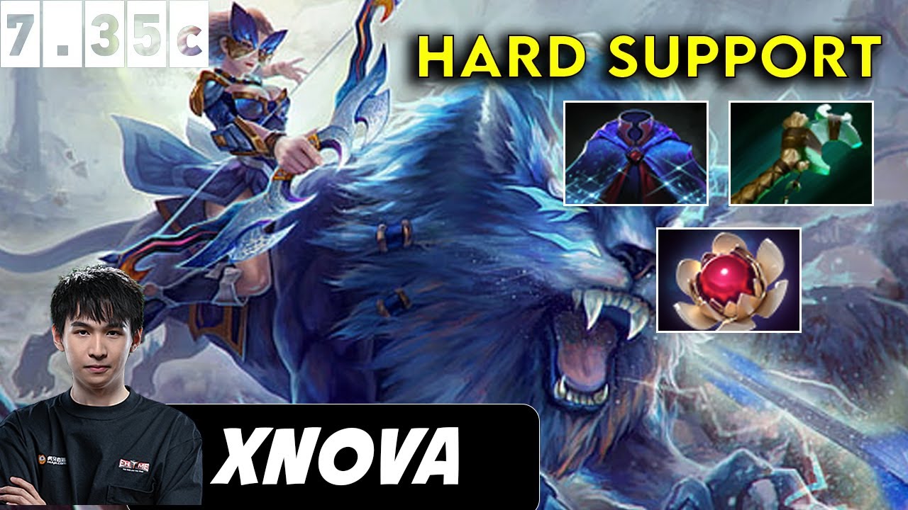 xNova Mirana Hard Support - Dota 2 Patch 7.35c Pro Pub Gameplay - YouTube