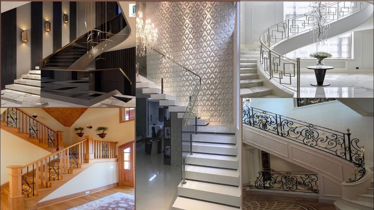 Modern and latest stairs and stair railing design 2023 | stylish stairs ...