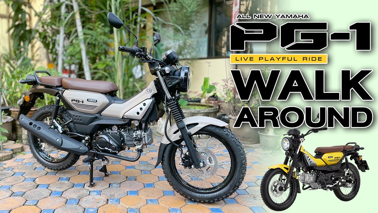 ALL NEW YAMAHA PG-1 Live Playful Ride สีน้ำตาล Humming Brown - YouTube