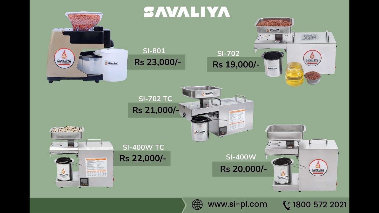 Fully Automatic oil making machine cold pressed oil maker machine SI ...