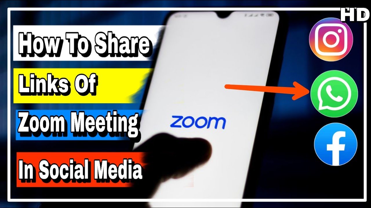 How To Share Zoom Meeting Link In Social Media | Share Zoom Meeting ...