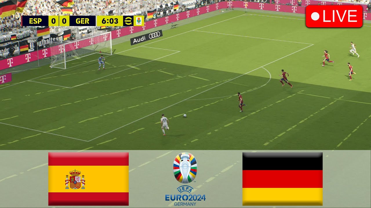 🇪🇸 ESP vs. 🇩🇪 GER LIVE | Viertelfinale | UEFA EURO 2024 | Live-Spiel heute - YouTube