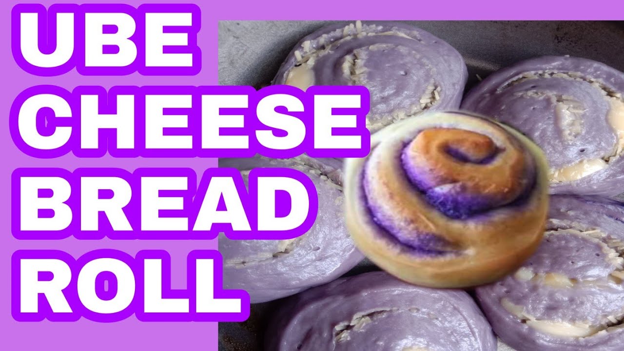 HOW TO MAKE UBE CHEESE ROLL BREAD KJ Channel - YouTube