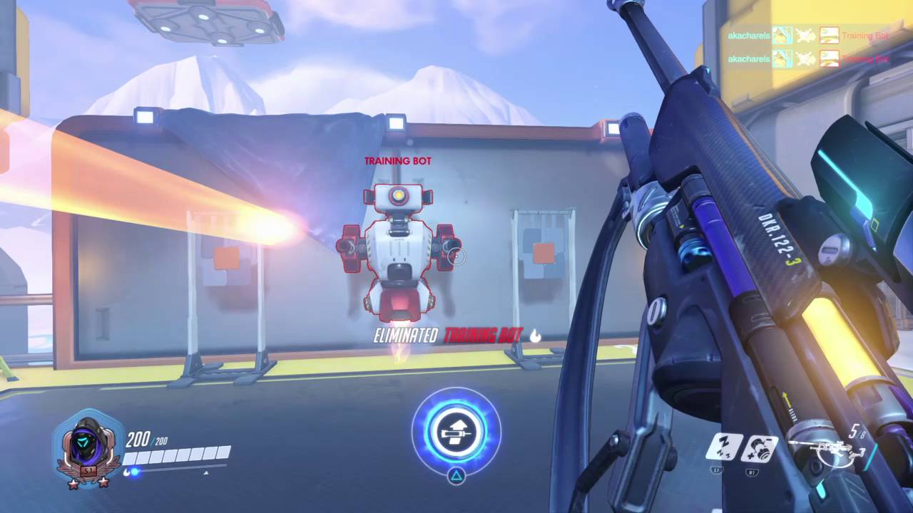 Overwatch: Ana Epic Shrike Skin Weapon Appearance - YouTube