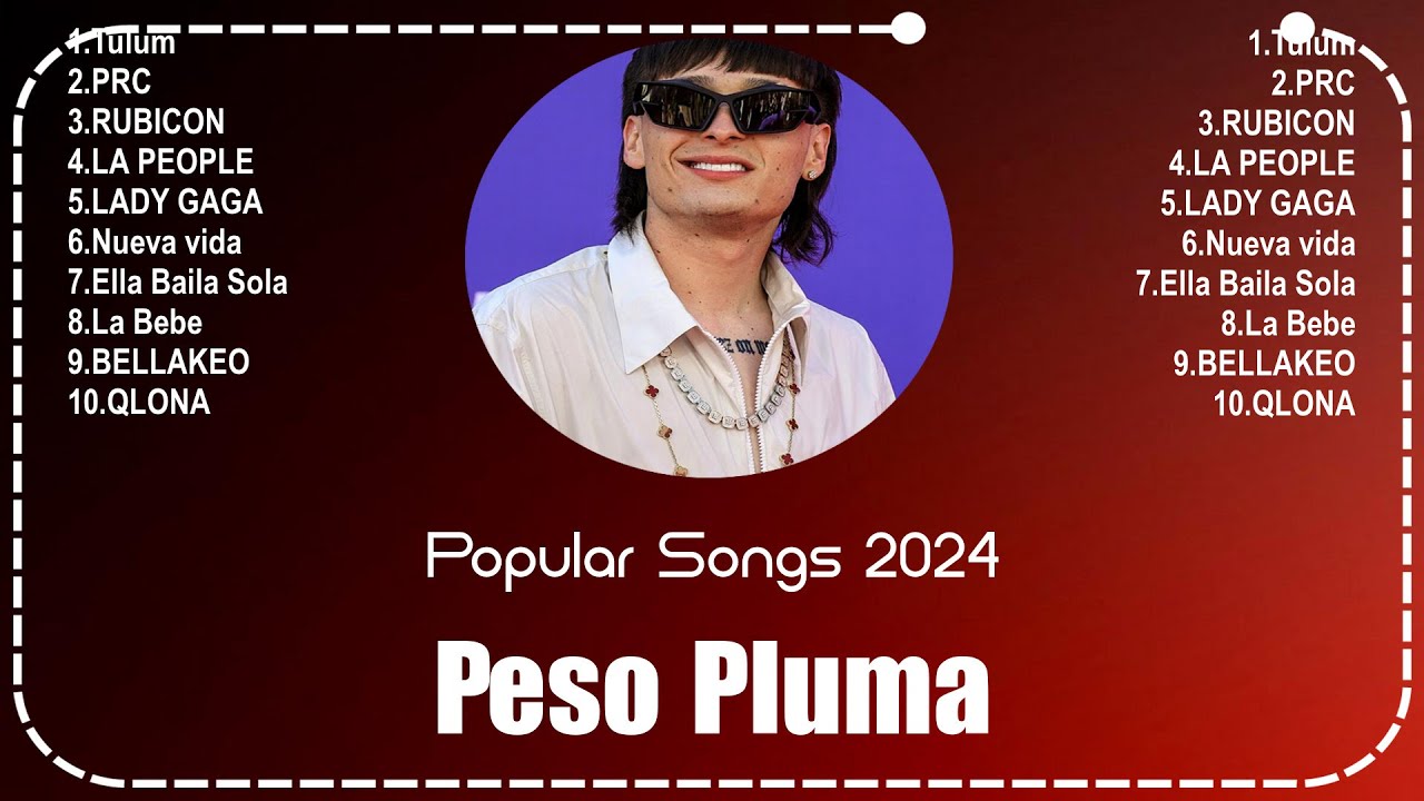 Peso Pluma 2024 MIX ~ Top 10 Best Songs ~ Greatest Hits ~ Full Album ...