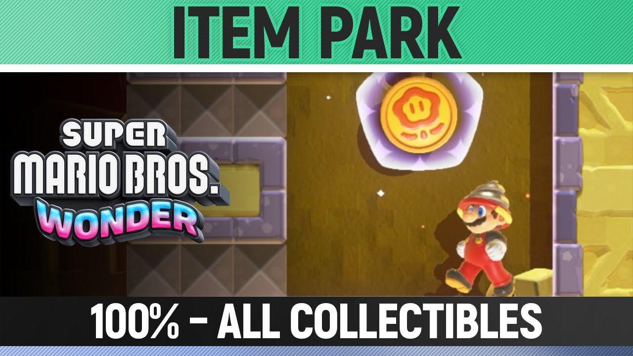 Super Mario Bros. Wonder - Search Party: Item Park - 100% All Wonder ...