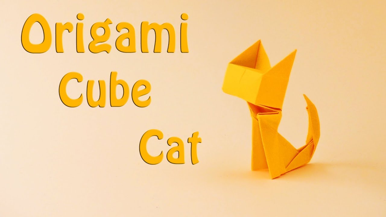 🔴Origami Cat🔴 - How to Make a cube cat so cute!(20 Minutes) - YouTube