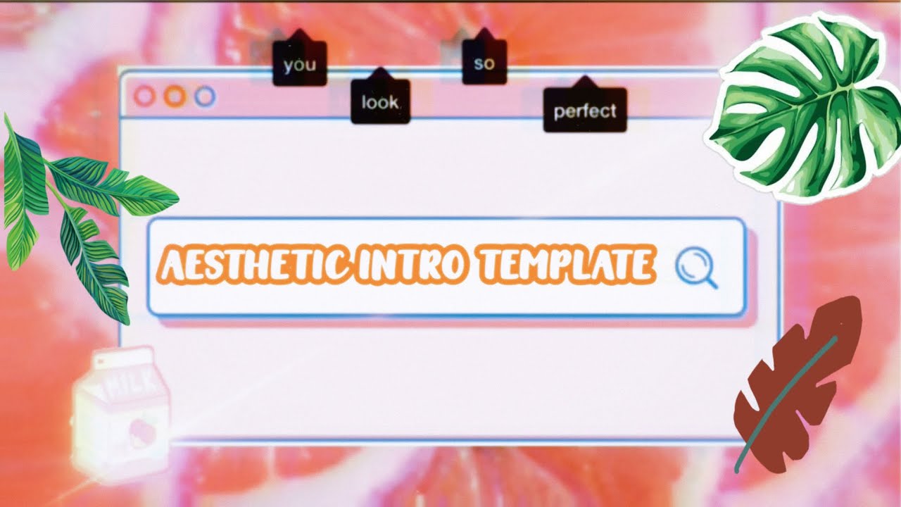 FREE TO USE INTRO TEMPLATES #12 ♡ | FOR BEGINNERS | AESTHETIC ...