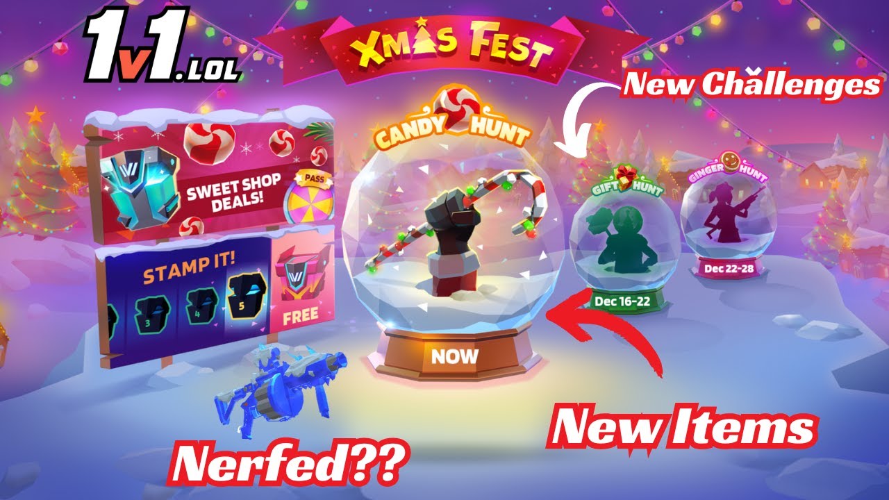 1V1.LOL XMAS FEST UPDATE (WINTER UPDATE) - YouTube