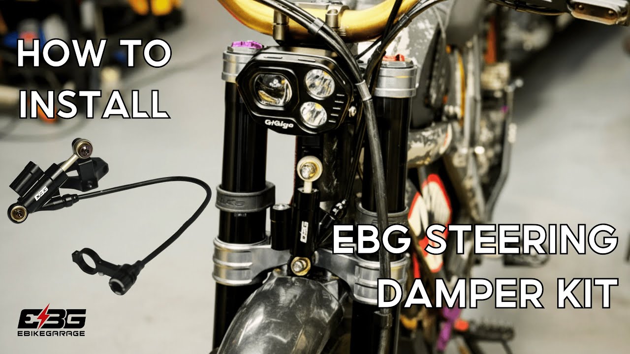 E-bike Steering Damper Kit Installation – Easy DIY Tutorial - YouTube