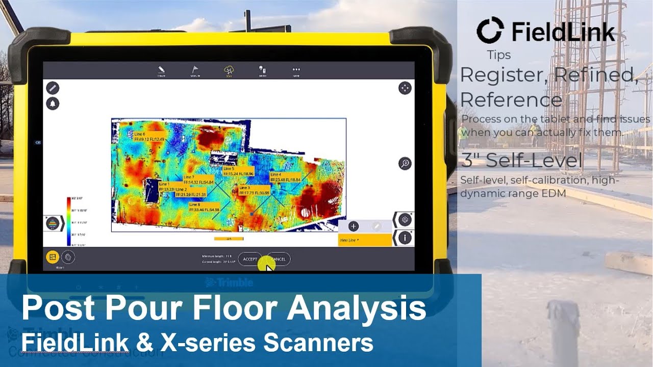 [5 Post Pour] FieldLink Tips and Button clicks for Floor analysis - YouTube