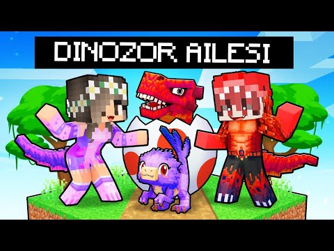 DİNOZOR AİLEYE SAHİP OLDUM - 😱 Minecraft