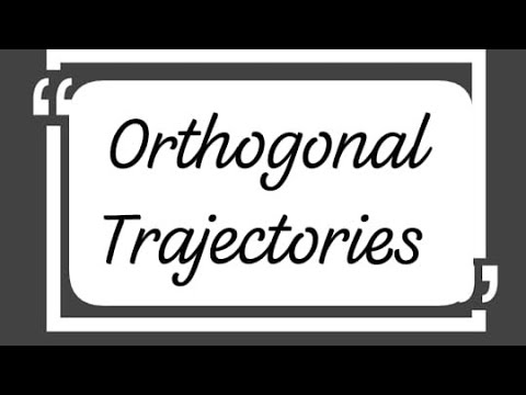 Orthogonal Trajectories #engineering #maths - YouTube