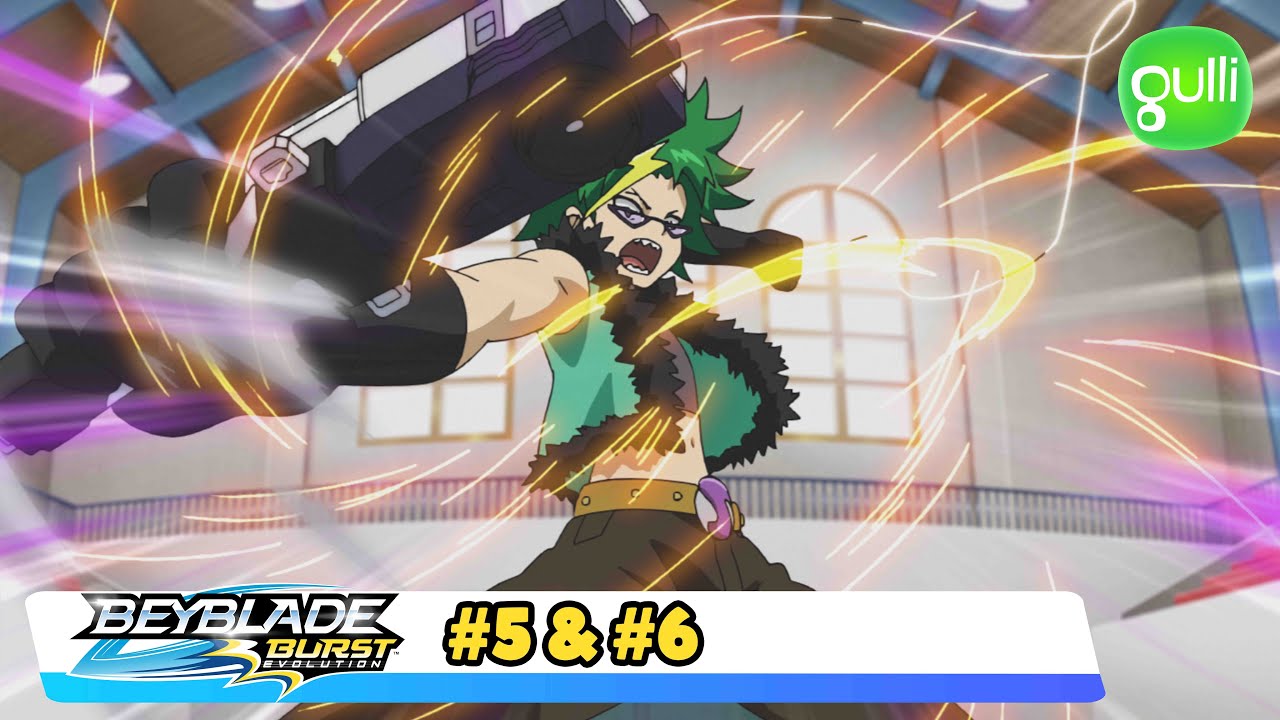 BEYBLADE BURST EVOLUTION 🌀 Attaque Surprise ! Kinetic Satomb + Le Grand ...