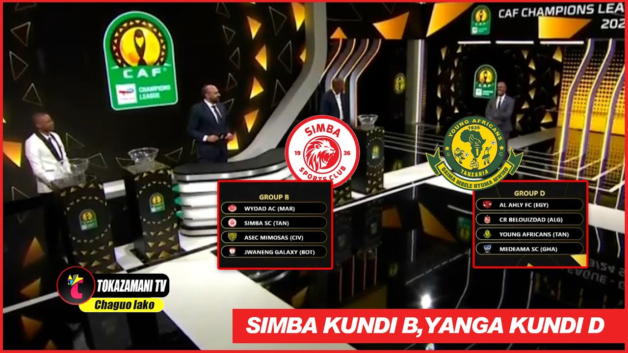 🔴#live HAYA NDIO MAKUNDI YA SIMBA NA YANGA SC,KLABU BINGWA AFRIKA - YouTube