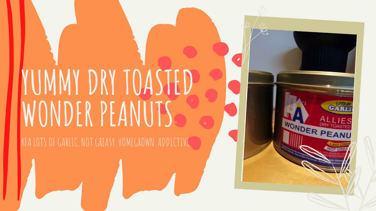 KFA PRODUCTS - ALLIES WONDER PEANUTS TIN CAN - YouTube