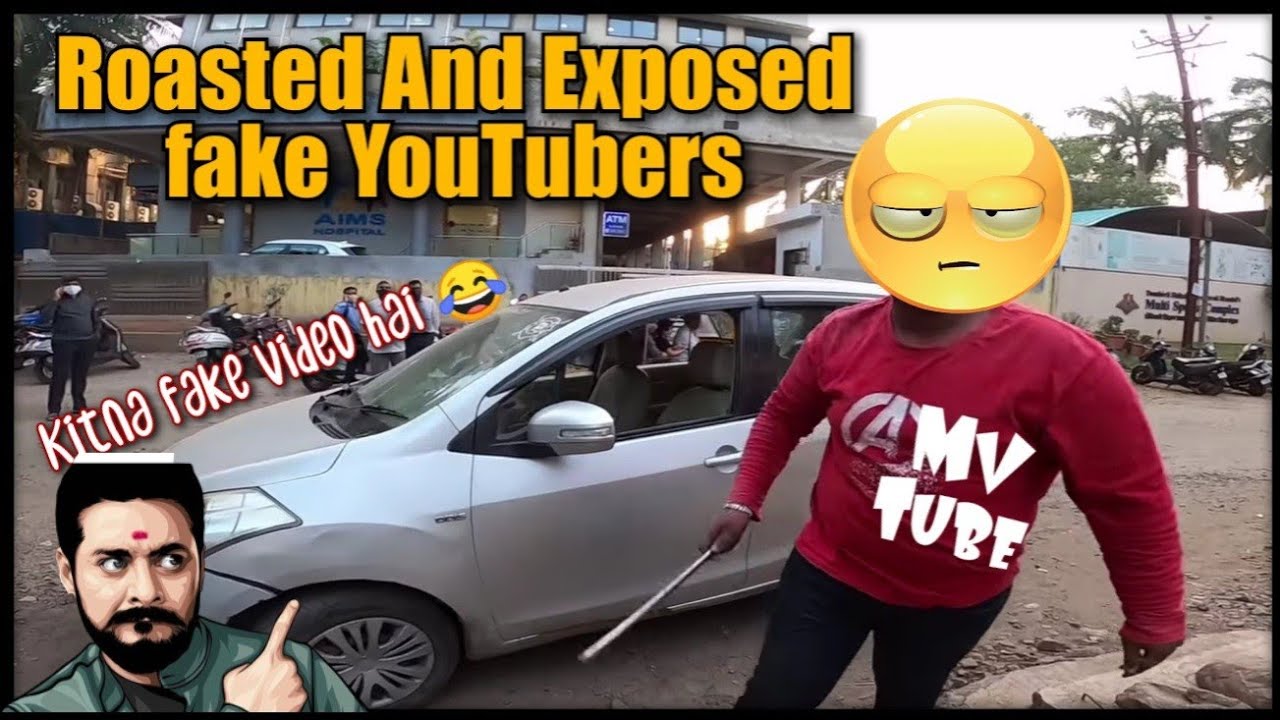 Fake Road Rage Video wala Roasted and Exposed ft. Hindustani Bhau ...
