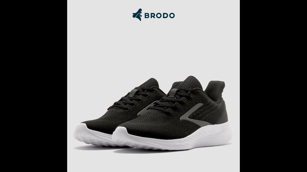 Sepatu Sneakers Branded Original Brodo Activ Dasher Black Grey ...