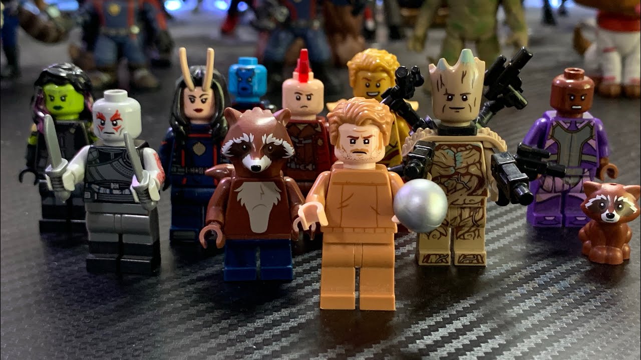 Guardians of the Galaxy Vol. 3 Custom Lego Minifigure showcase - YouTube