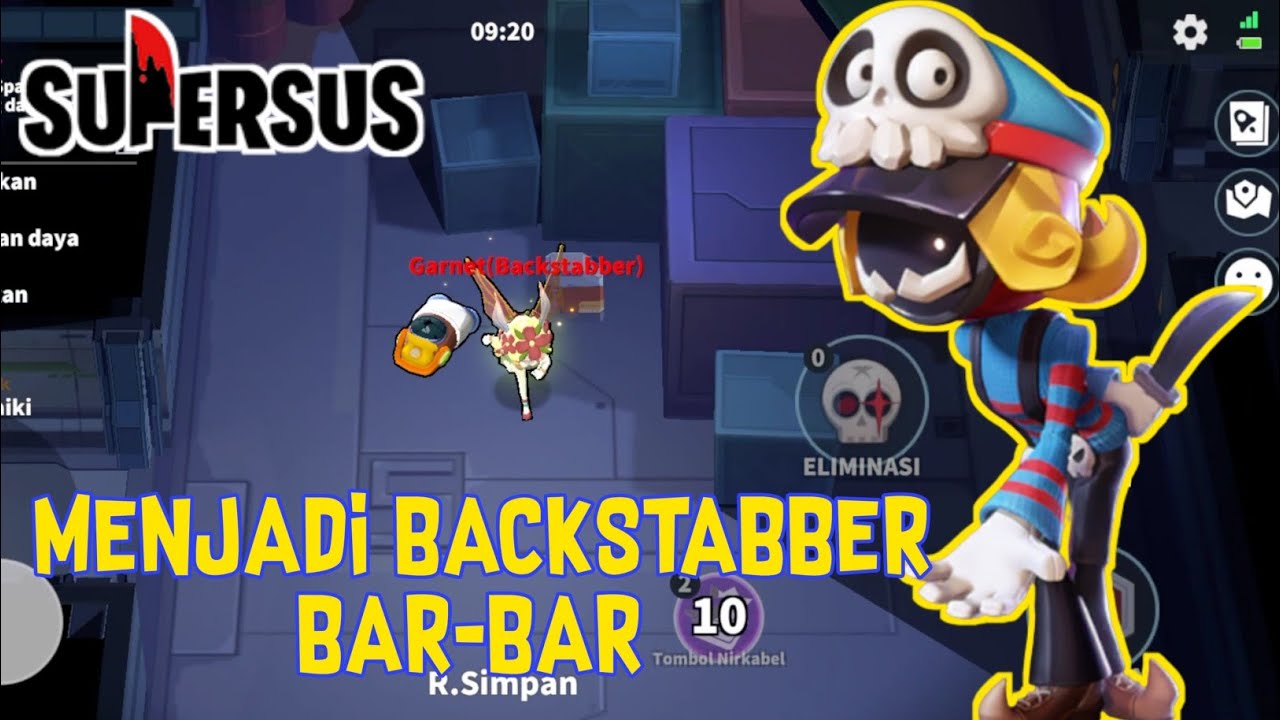 MAIN BACKSTABBER TAPI K1LL DI AWAL - SUPER SUS INDONESIA - YouTube