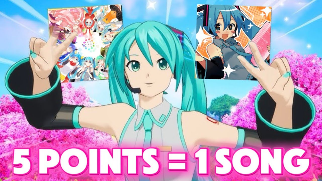 EVERY 5 POINTS = 1 MIKU SONG 😭 - YouTube