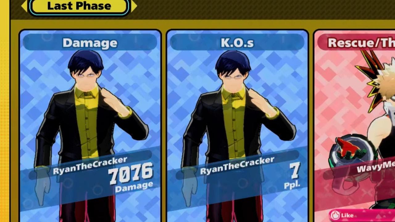 MY HERO ULTRA RUMBLE Tenya Iida unranked #2 - YouTube