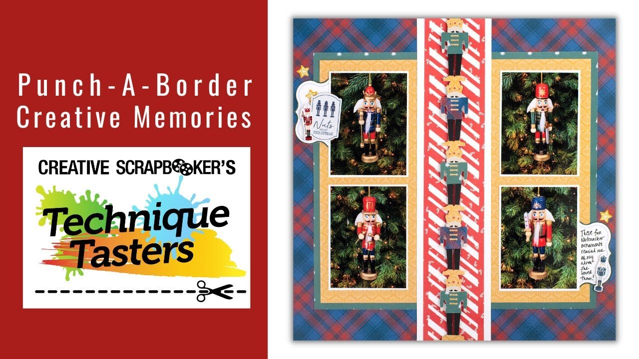 Punch a Border with Creative Memories - Technique Tasters #334 - YouTube