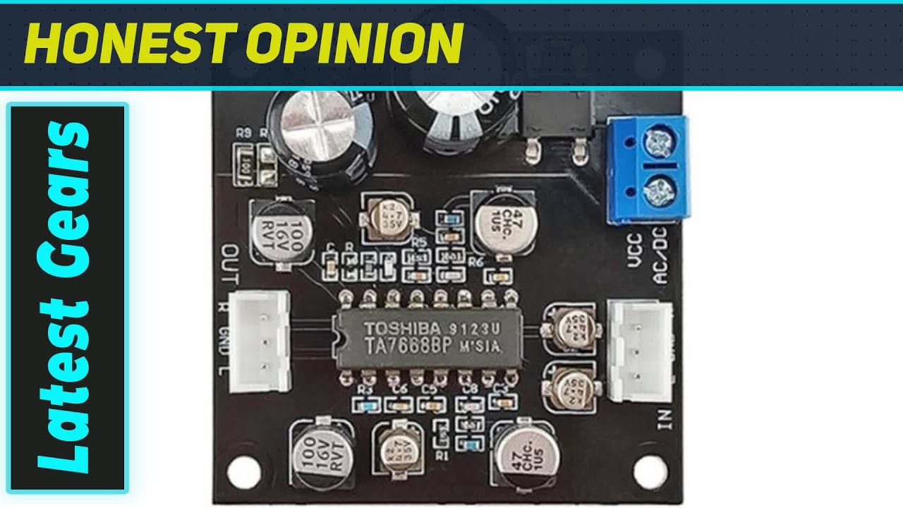 TA7668 Preamp Board: Essential for Tape Deck & DIY Audio - YouTube