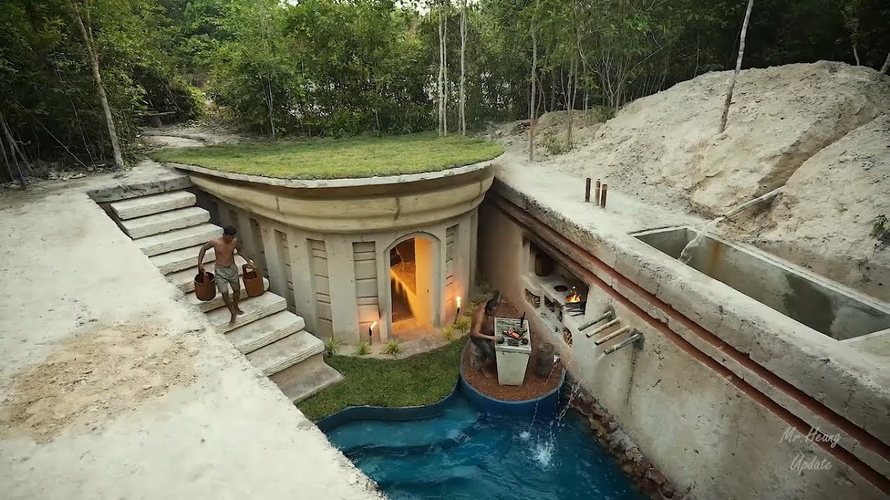 100 Days: Two Men Build Underground House with Nature’s Tools ...
