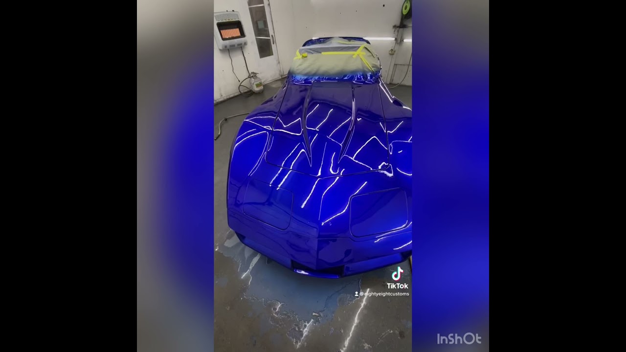 House of Kolors Cobalt Blue Autoflex Spray Wrap! - YouTube