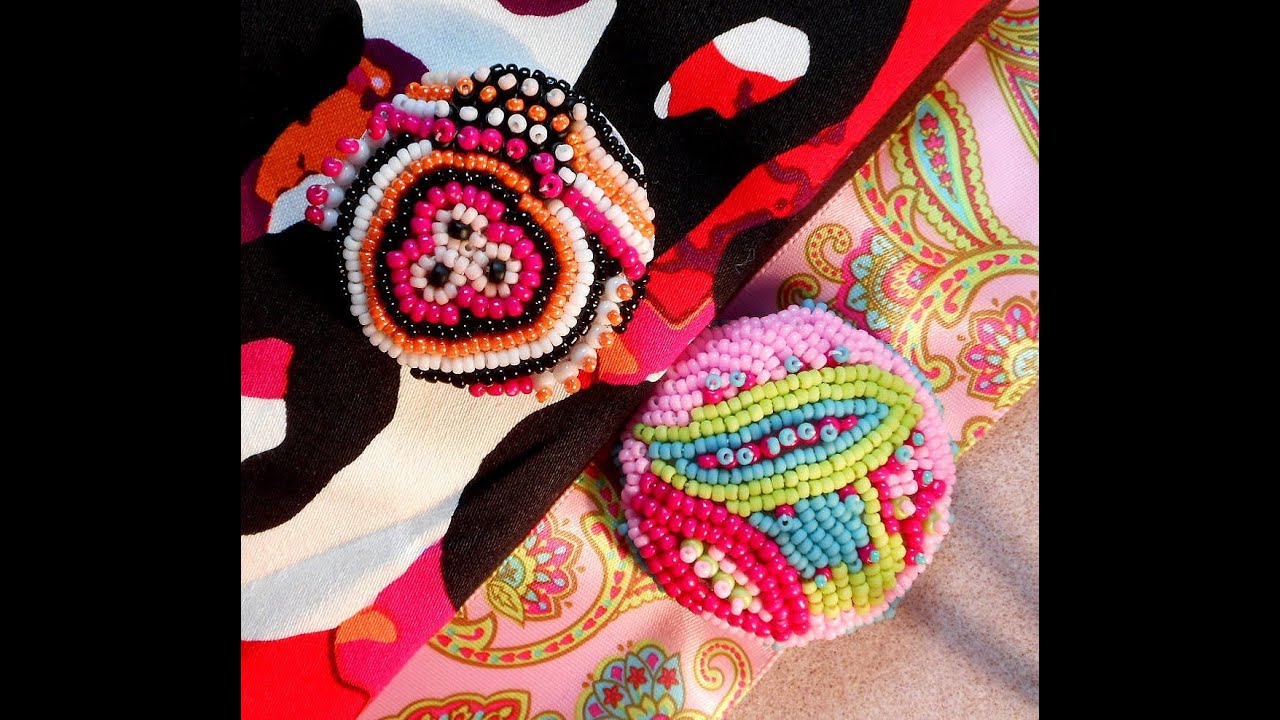 Beaded Buttons - Beaded Button Covers - YouTube