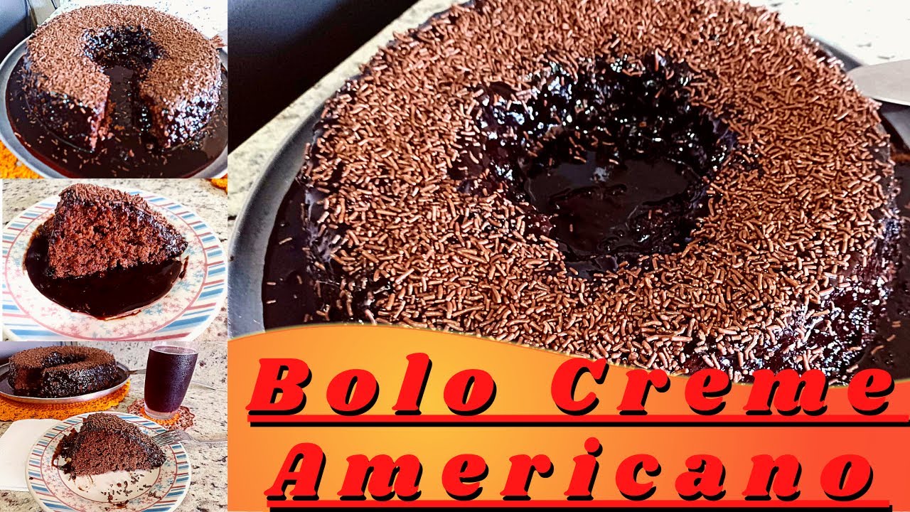 Bolo Creme Americano - YouTube