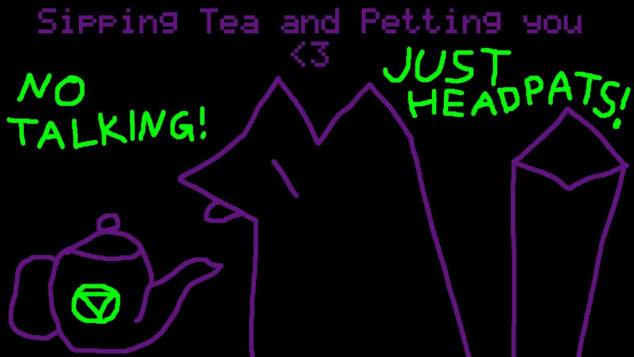 [Furry ASMR] - Void Fox Drinks Tea and Pets You (No Talking) - YouTube