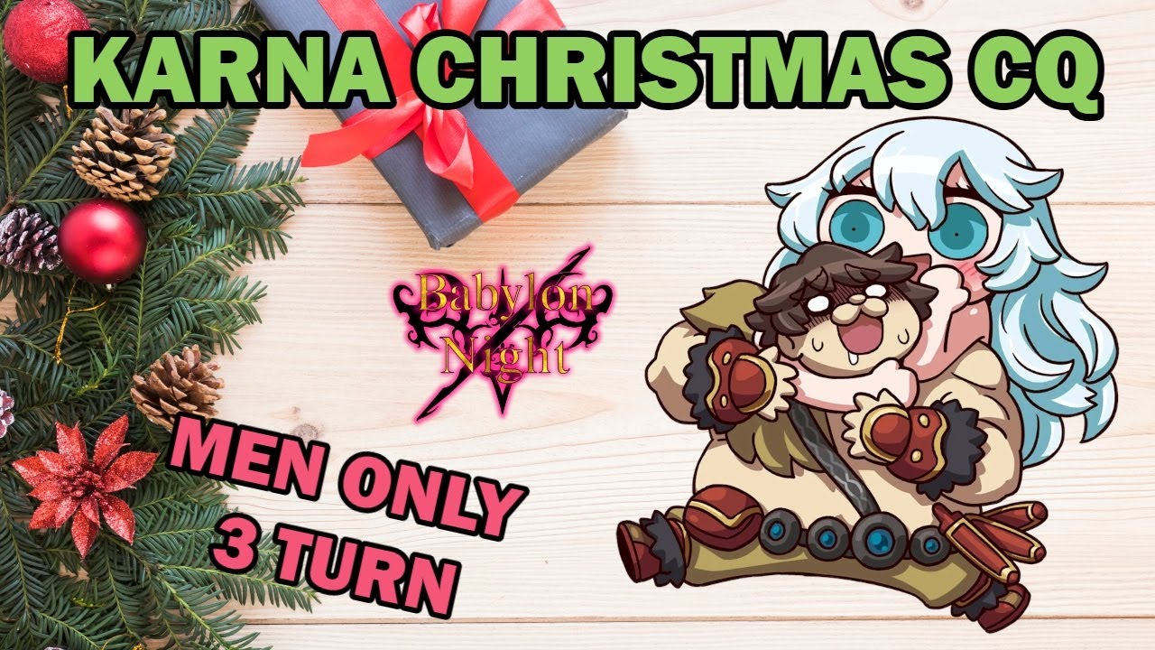 Karna Christmas Rerun CQ - Men Only 3 Turn - YouTube