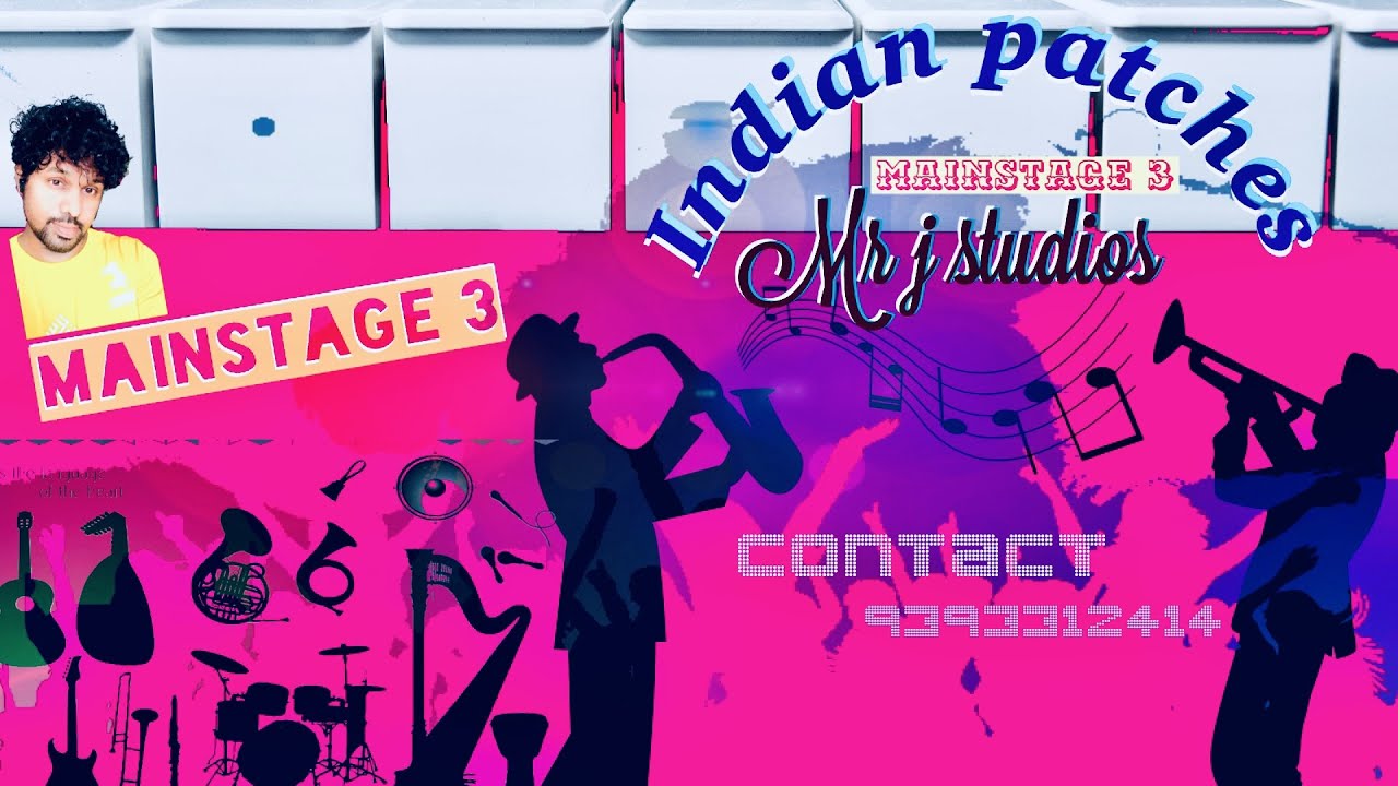 MainStage 3 | Indian Patches | Demo | mr j studios | 9393312414 | - YouTube