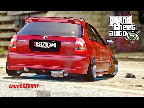 Gta 5 HONDA CİVİC BULUŞMASI!!! Ekip (Magirus Dolmuş)