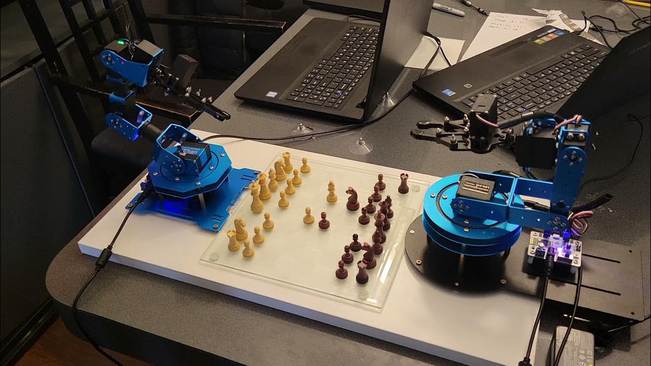 Robotic arm chess game - YouTube