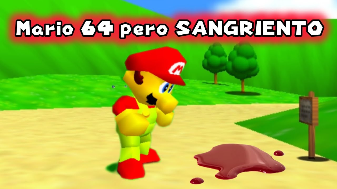 Mario 64 pero... SANGRIENTO | Super Mario 64 Coop Deluxe - YouTube