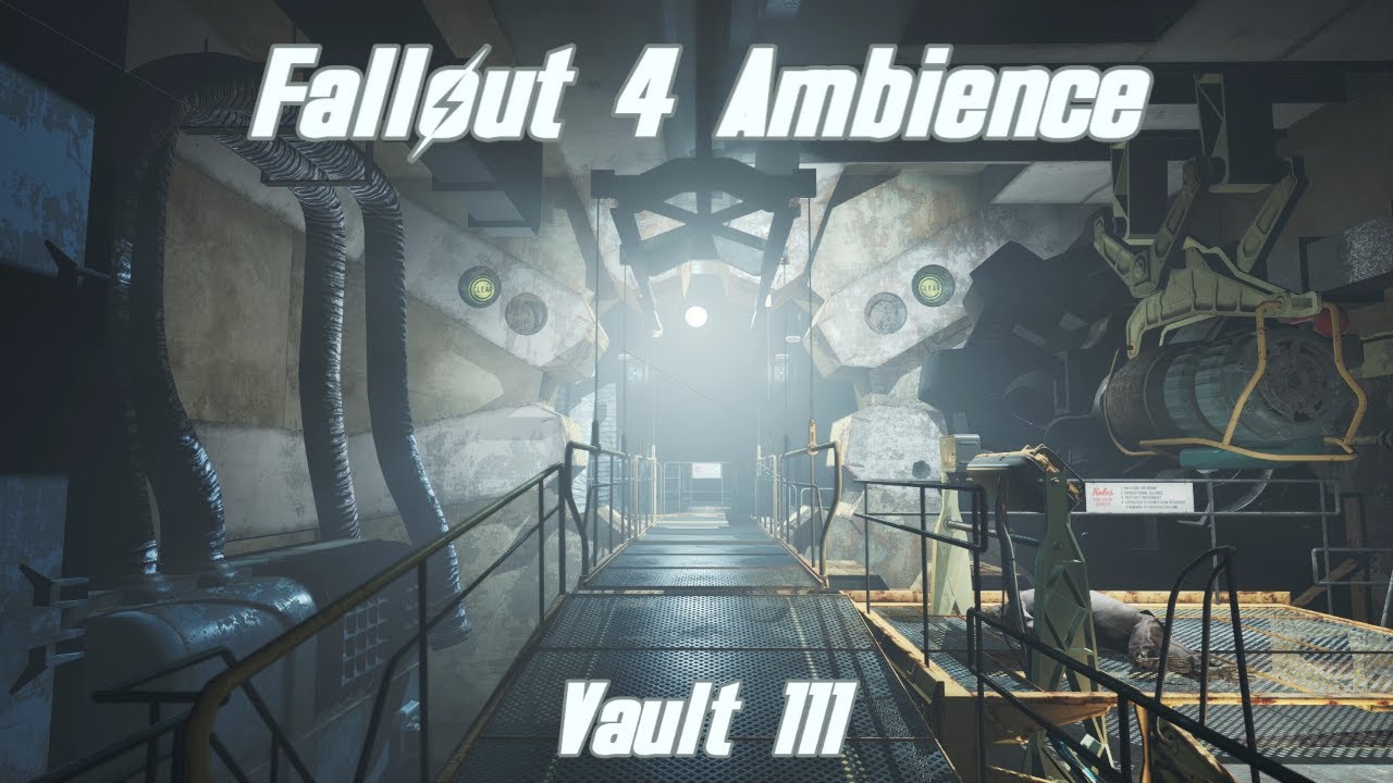 Fallout 4 Ambience - Vault 111 Atmosphere: For Relaxing, Sleeping ...