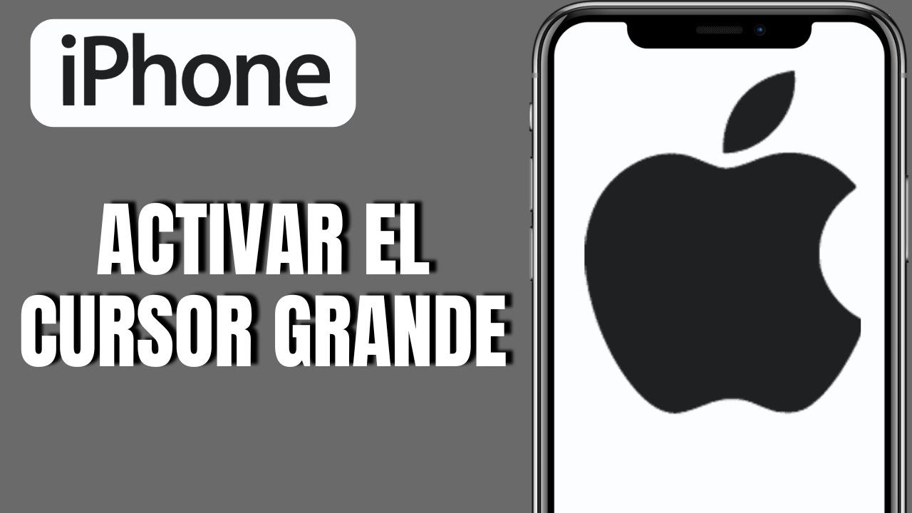 Como Activar el Cursor Grande en Mi iPhone - YouTube