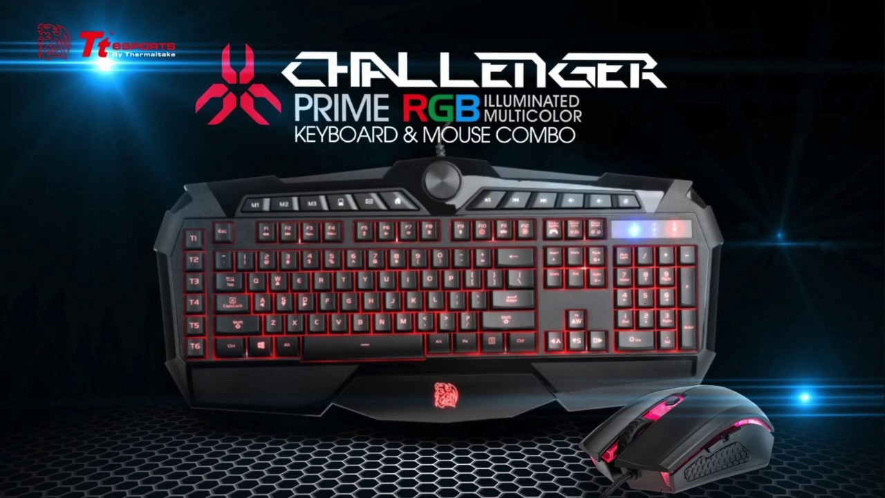 Unboxing ttesports Challenger Keyboard and Mouse Combo - YouTube