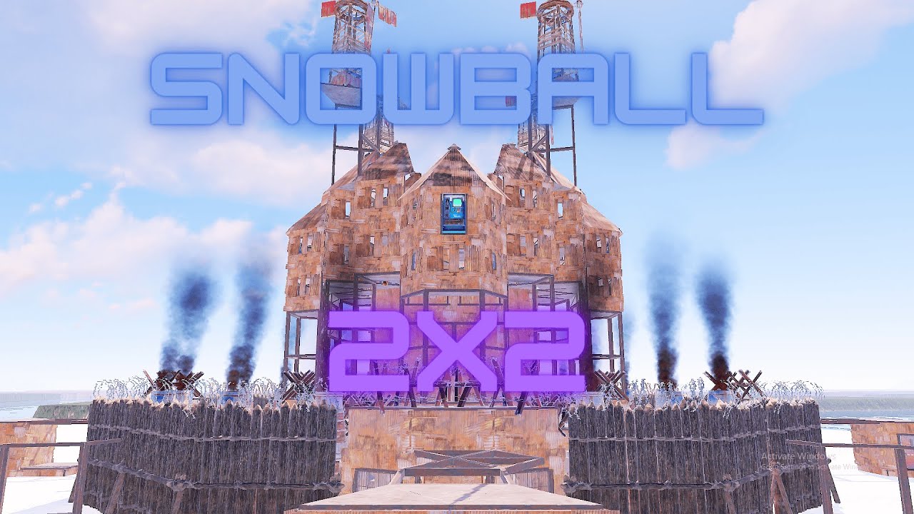 Best Snowball 2x2 Rust Base Concept | Wide Gap China Wall | Small Open ...