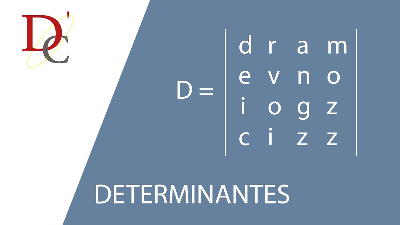 Determinantes 4x4 MATRICES - 2º Bachillerato - YouTube