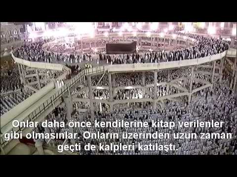 Hadid Suresi Kabe İmamı Sudais Türkçe Altyazılı Mealli