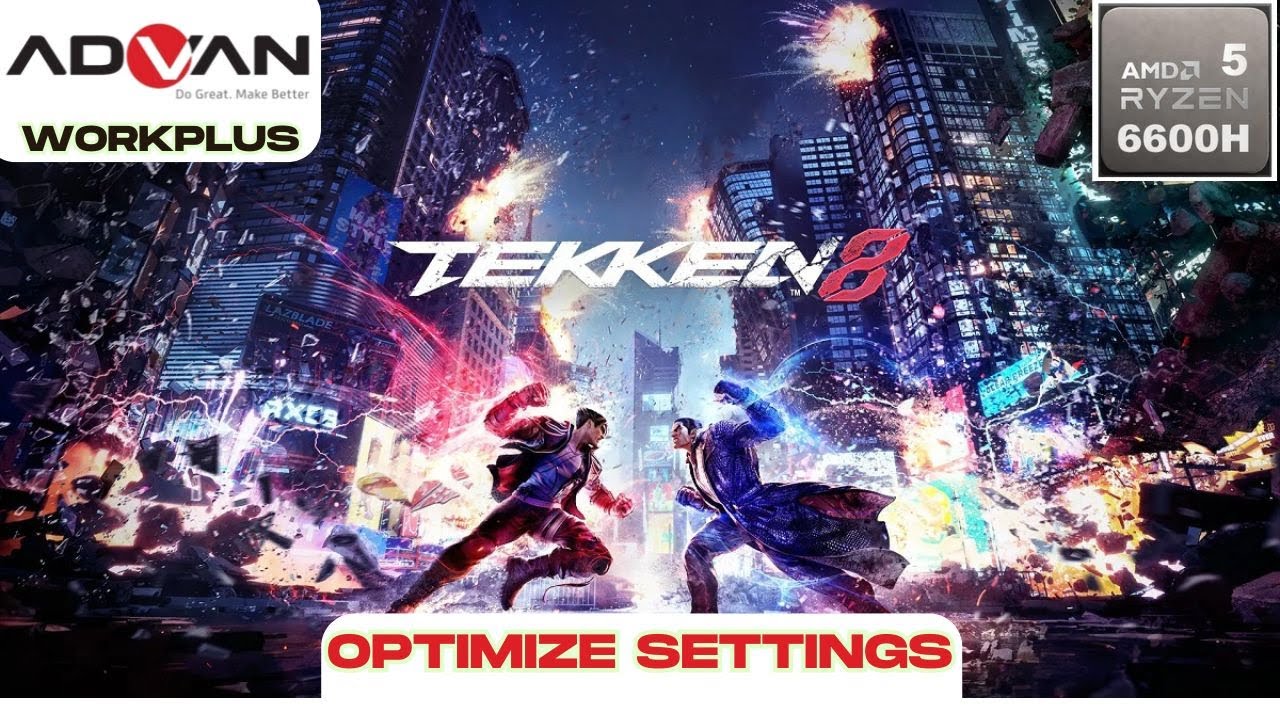Tekken 8 -- Advan Workplus Ryzen 5 6600H Radeon 660m - YouTube