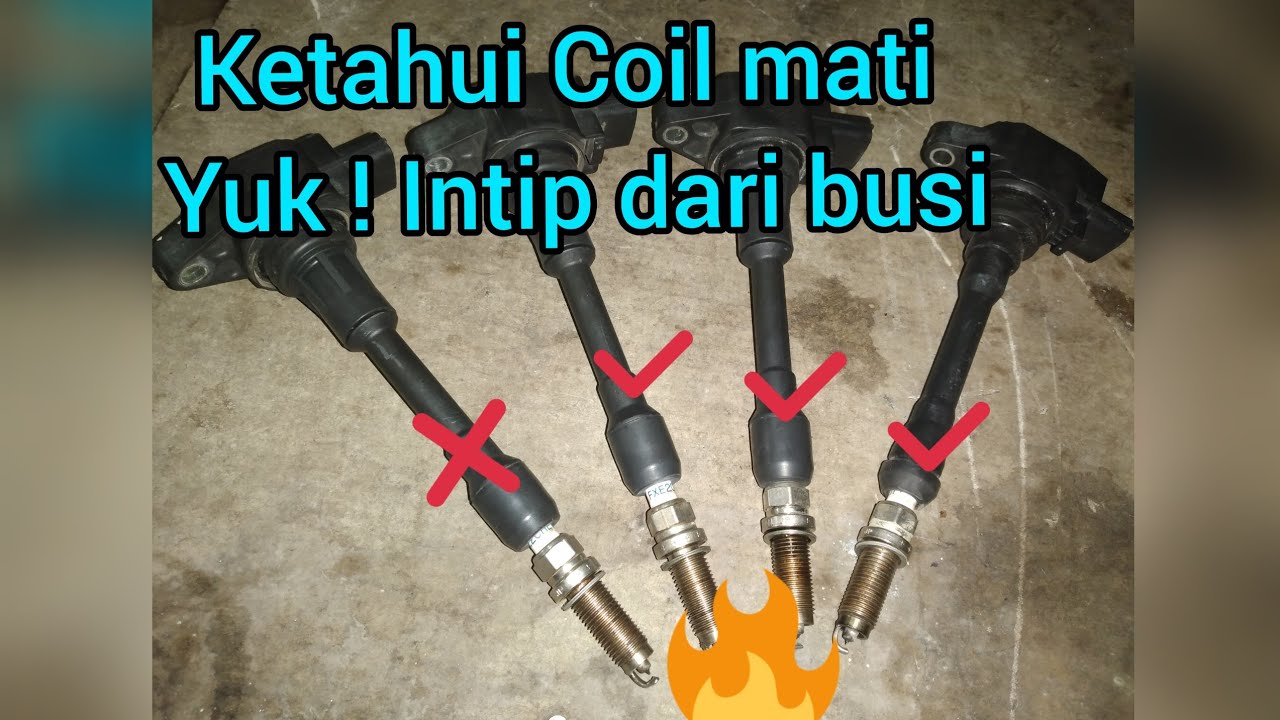 cara tes coil grand livina - YouTube