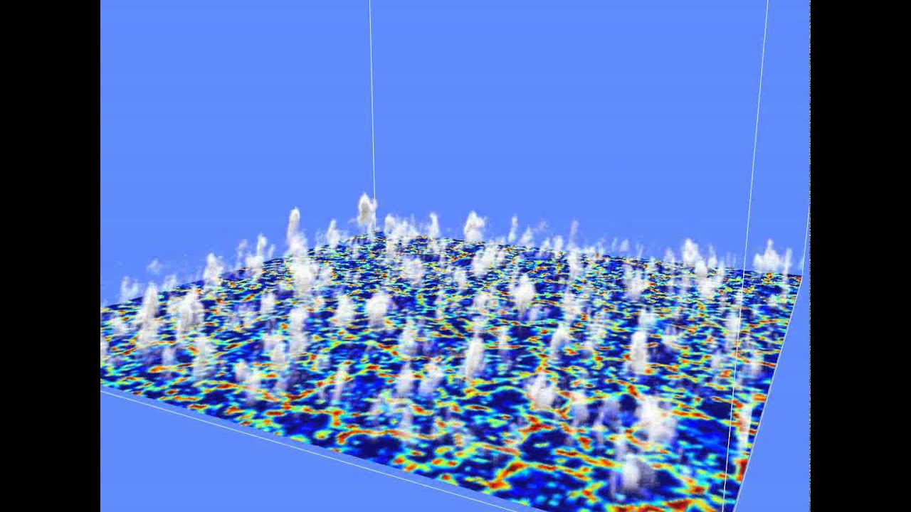 Simulated Cold Pools under Deep Convective Clouds - YouTube