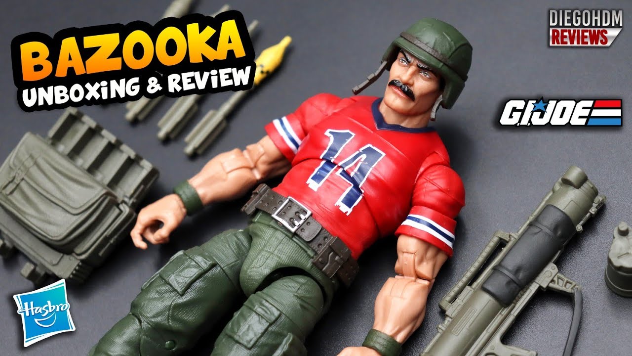 Gi Joe Classified BAZOOKA Comandos em Ação HASBRO Unboxing e Review BR ...